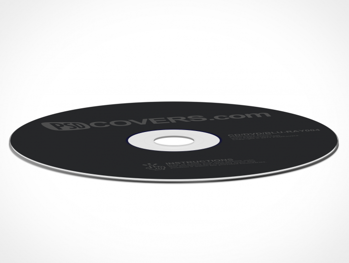 CD Mockup Upright Front View in Packaging Catalog • PSDCovers