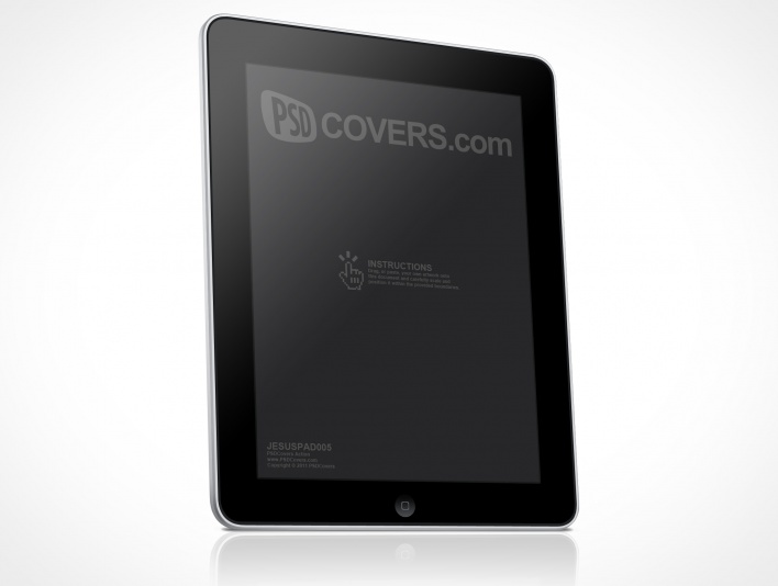 iPad Mockup | Easily render screen designs using this PSD Template
