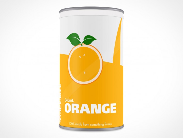 Frozen Juice Can Mockup 2 is a mockup for your can designs
