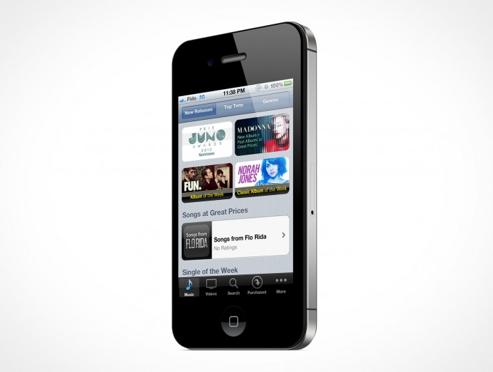 Standing iPhone 4S Mockup 4 is a mockup for UX workflows