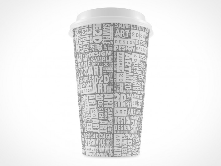 Ceramic Mug Mockup High Angle 30° Front View in Cup & Mug Catalog