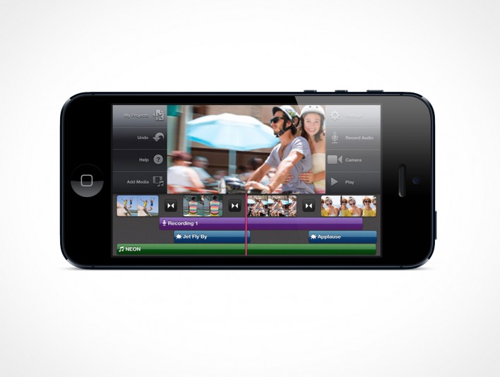 Trial iOS app designs with this Landscape iPhone 5 Mockup 7