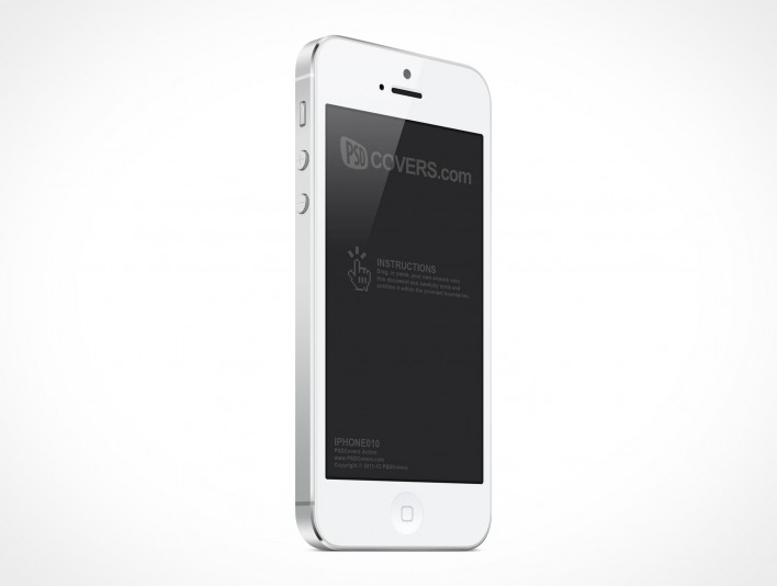 Market your app designs with our Standing iPhone 5 Mockup 10