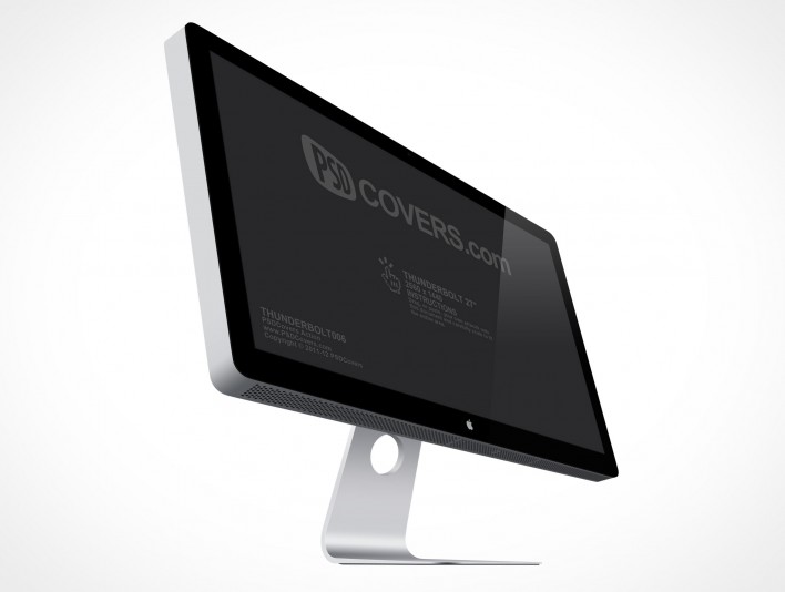 Contextualize your app designs on this 27" Thunderbolt Screen Mockup 6