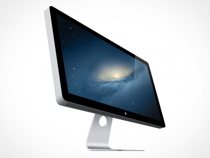 Contextualize your app designs on this 27" Thunderbolt Screen Mockup 6