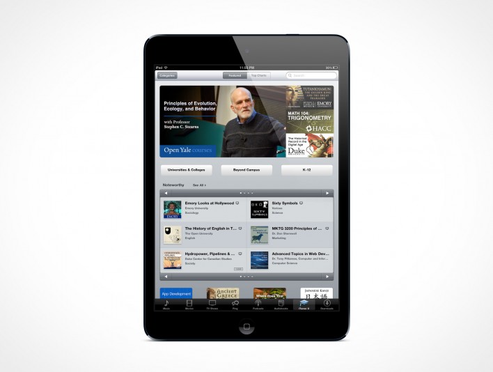 Render your iOS apps on this Standing IPad Mini Mockup 1
