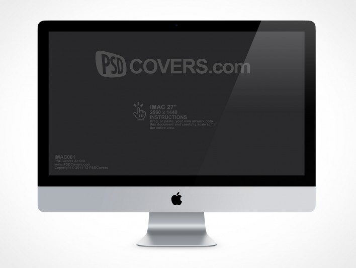 Pitch your app designs on this 27" iMac Mockup 1