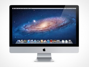 iMac Mockup | Front View at Eye-Level of the Apple iMac 27″