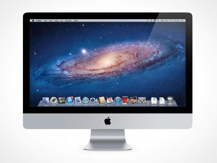 iMac Mockup | Front View at Eye-Level of the Apple iMac 27″