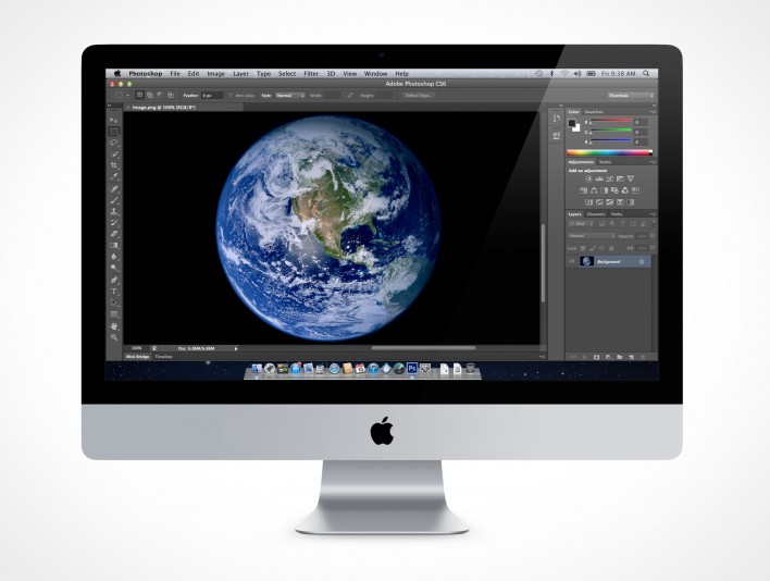 Pitch your app designs on this 27" iMac Mockup 1