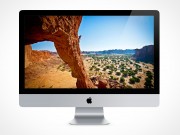 iMac Mockup | Front View at Eye-Level of the Apple iMac 27″
