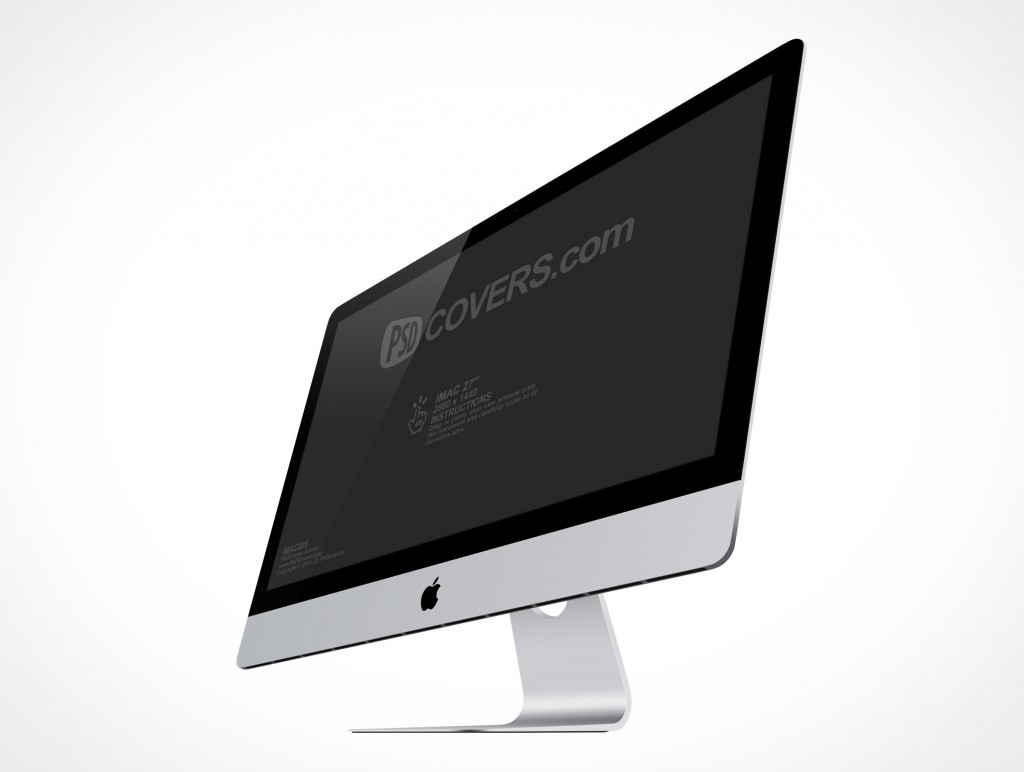 Render your workflow concepts on this 27" iMac Mockup 5 in seconds