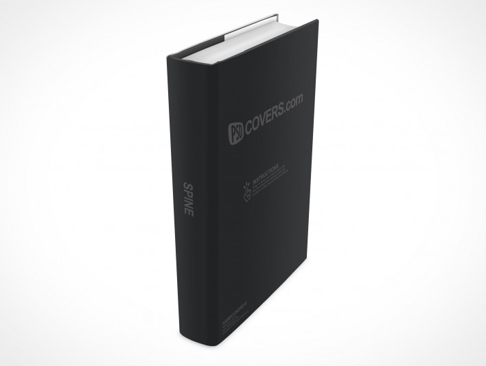 Test covers with this Sleeved Hardcover Book Mockup 15