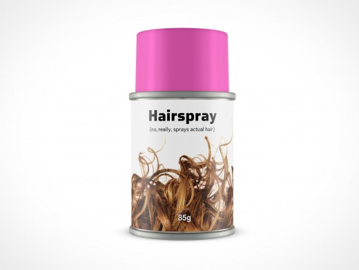 Visualize paint brand on this Aerosol Spray Paint Can Mockup 17