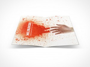 Pamphlet Mockup shows off layout designs with Photoshop