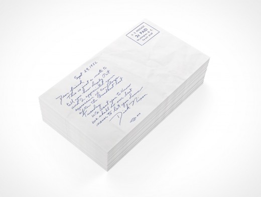 Test design ideas with our Letter Envelope Mockup 3