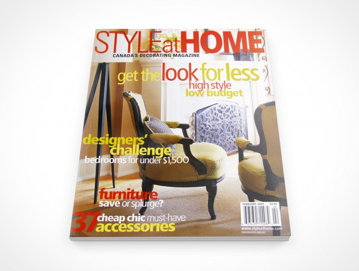 Test masthead designs on this Closed Magazine Mockup 6