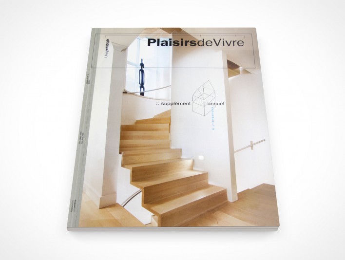 Test masthead designs on this Closed Magazine Mockup 6