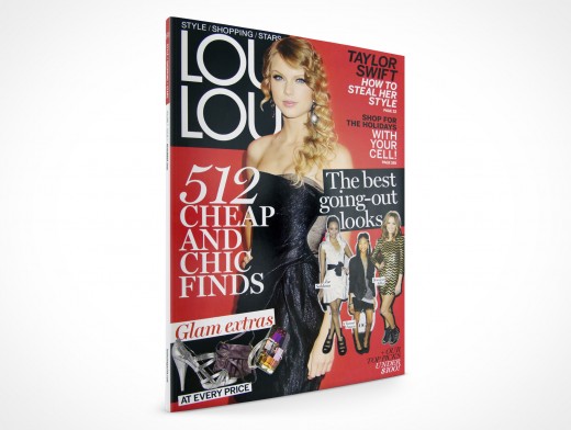 Feature masthead designs on this Closed Magazine Mockup 8