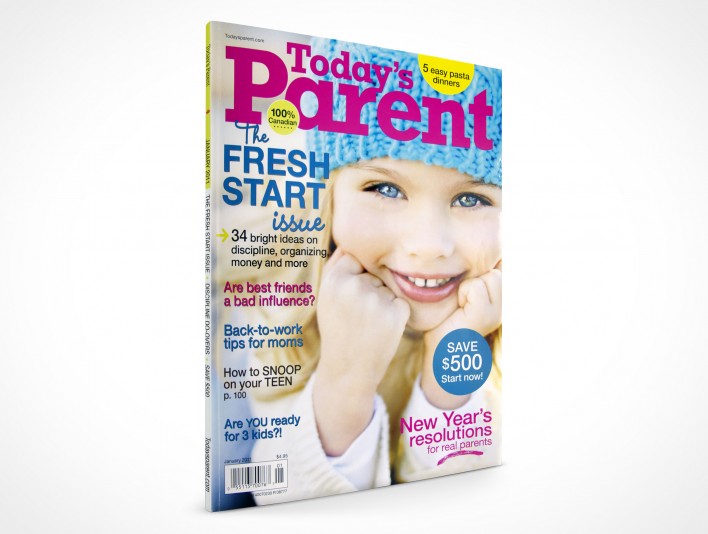 Feature masthead designs on this Closed Magazine Mockup 8