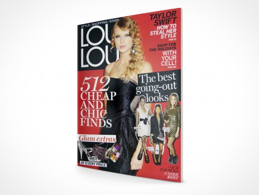 View mastheads on this Closed Magazine Mockup 10