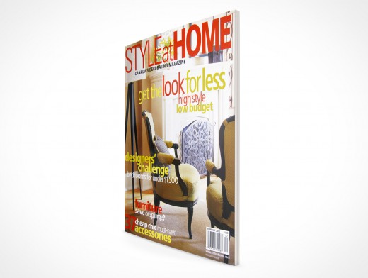 Unveil your layout on this Closed Magazine Mockup 11