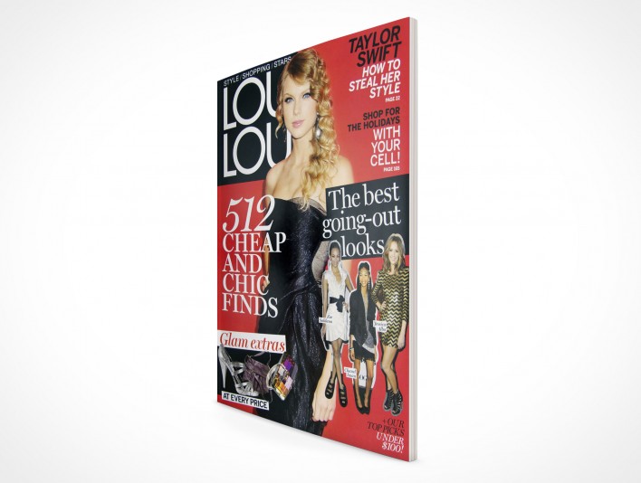 Unveil your layout on this Closed Magazine Mockup 11