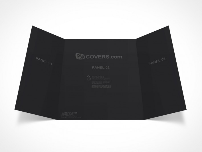GATEFOLD004 • Market Your PSD Mockups for gatefold