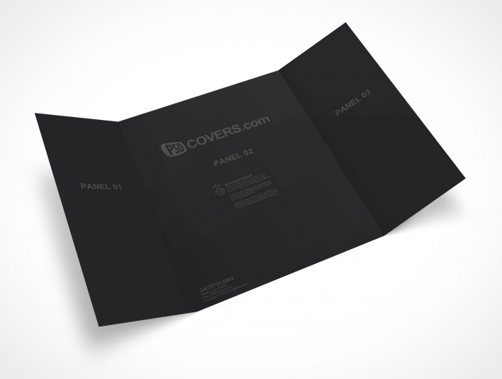 GATEFOLD004 • Market Your PSD Mockups for gatefold