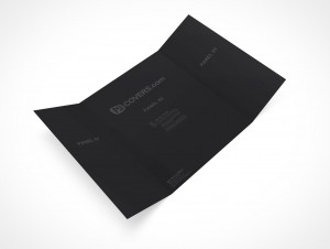 Easily brand this Gate Tri-Fold Brochure Mockup 3