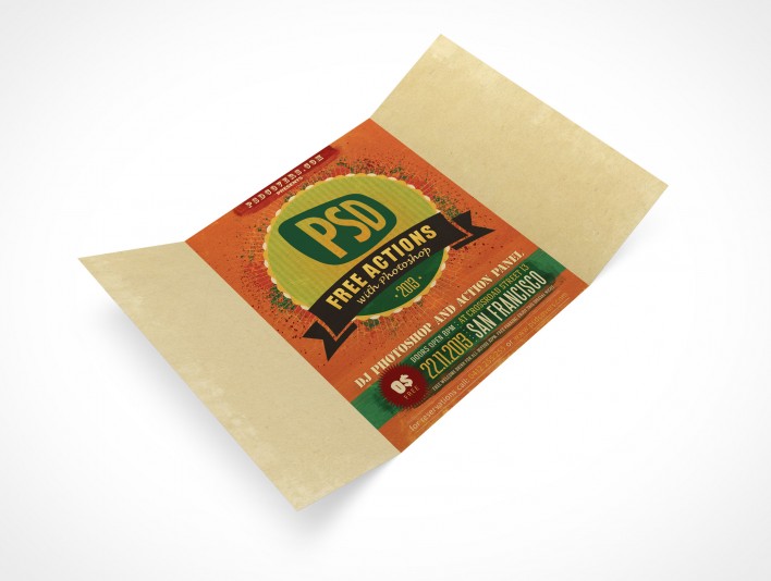 Easily brand this Gate Tri-Fold Brochure Mockup 3