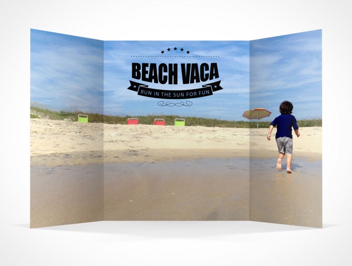 Preview designs quickly on this Gate Tri-Fold Brochure Mockup 4