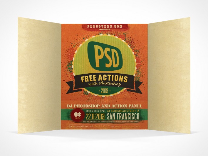 Preview designs quickly on this Gate Tri-Fold Brochure Mockup 4