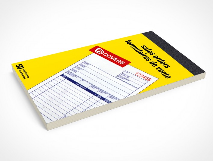 Propose notepad branding with this Tape Bound Notepad Mockup 4