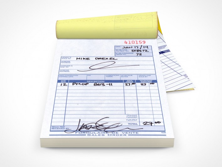 Promote stationery brand on this Tape Bound Notepad Mockup 6