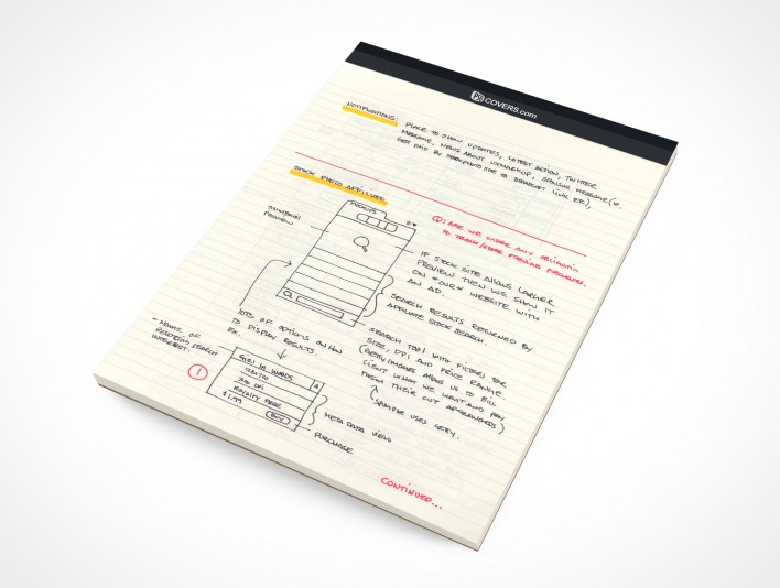 Let this Stationery Notepad Mockup 2 showcase stationery ideas