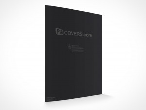 Magazine Mockup Standing 330° Angle Front Cover in Magazine Catalog