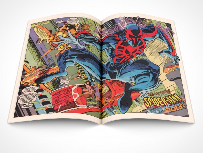 This Full Spread Comic Book Mockup 10 Previews Your Layout