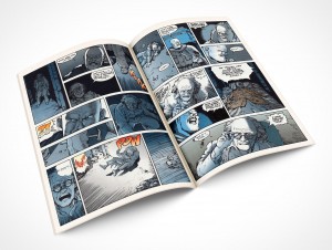 comic with in Mockup • PSDCovers