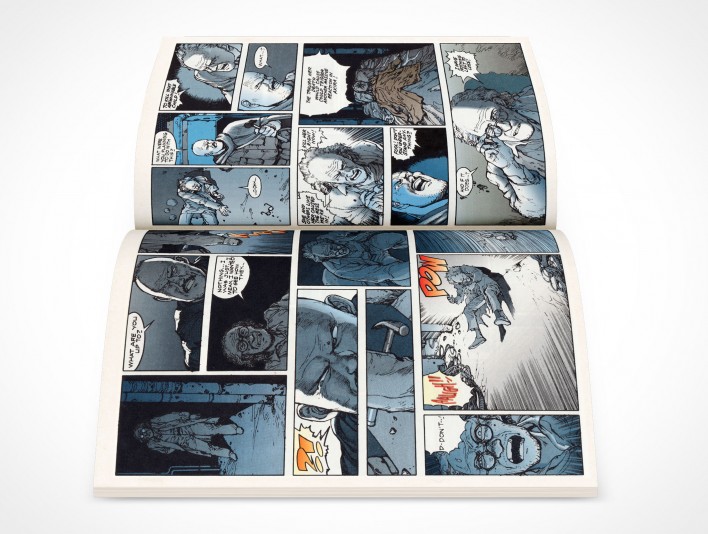 Show off your full Spread Comic Book Mockup 13