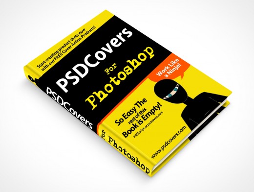 Market cover design with Children's Hardbound Book Mockup 5