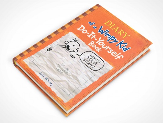 Visualize artwork on this Children's Hardbound Book Mockup 10