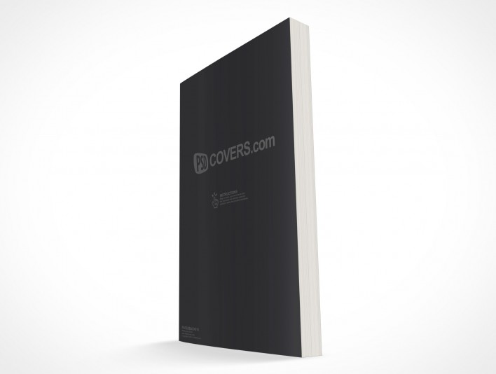Release book design with this Octavo Paperback Book Mockup 14