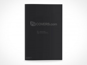 Book Cover Mockup | Eye-Level Front View of Upright 6x9 Paperback