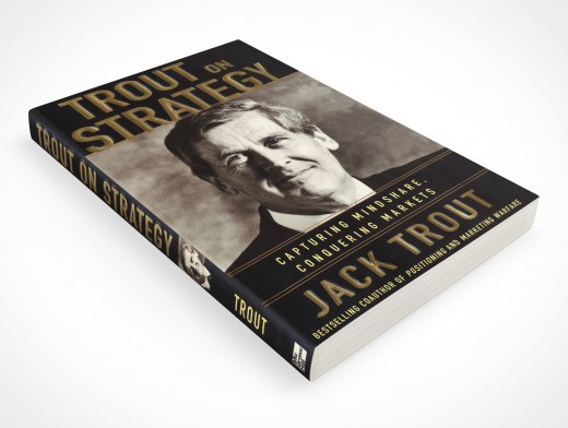 Book Cover Mockup | High Angle Front View of Paperback laying on flat ...