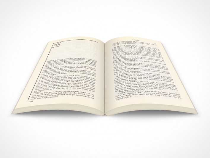 Try book covers on Octavo Paperback Book Mockup 25