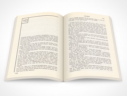 Showcase layouts with our Octavo Paperback Book Mockup 26