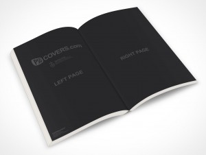 This Octavo Paperback Book Mockup 27 showcases book layout