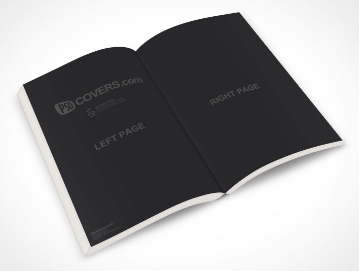 This Octavo Paperback Book Mockup 27 showcases book layout