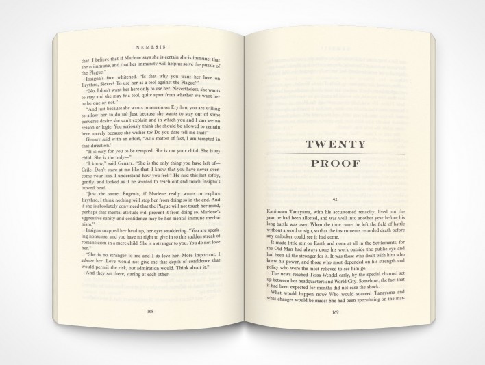 Book Spread Mockup | Top view of centre pages of book laying on surface